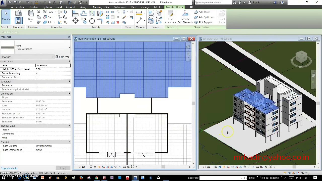 Revit Multi Story Building - YouTube