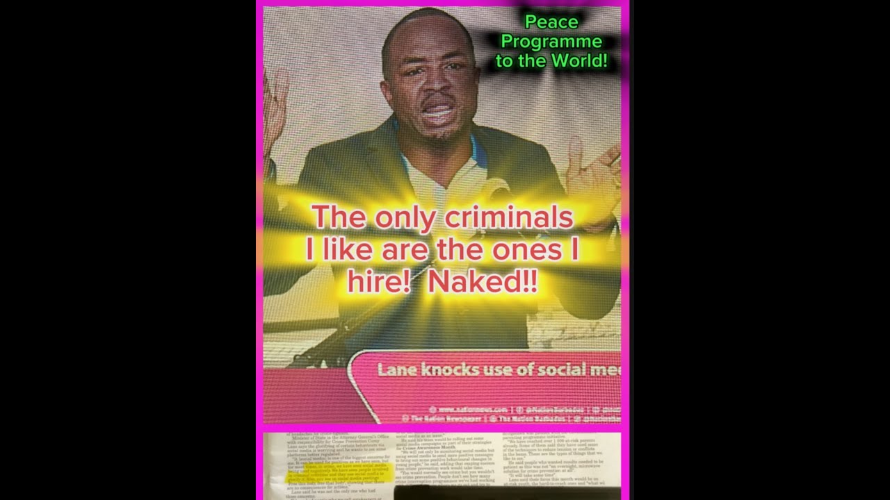 Corey Lane, the minister who employs ex-cons/Peace Programme, complains ...