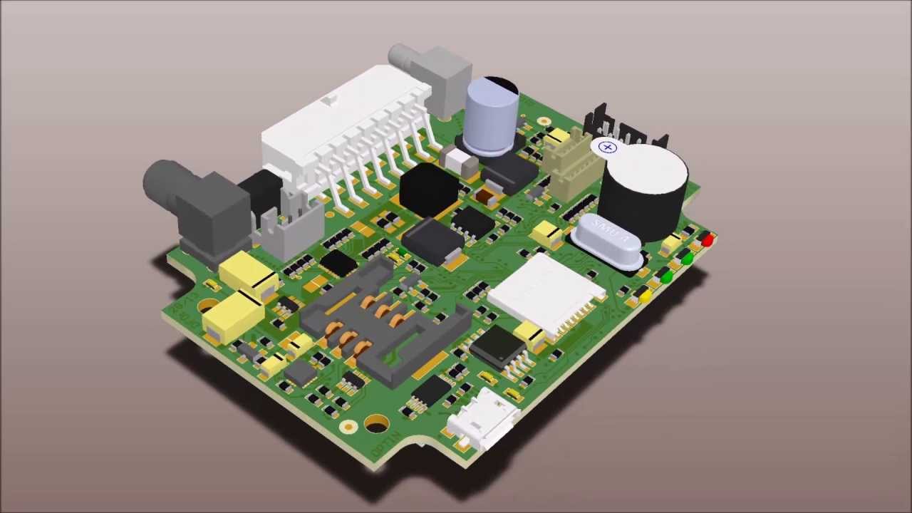 IRIS BASE 3D PCB - YouTube