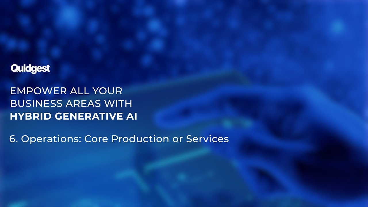 6. Operations: Core Production or Services - YouTube