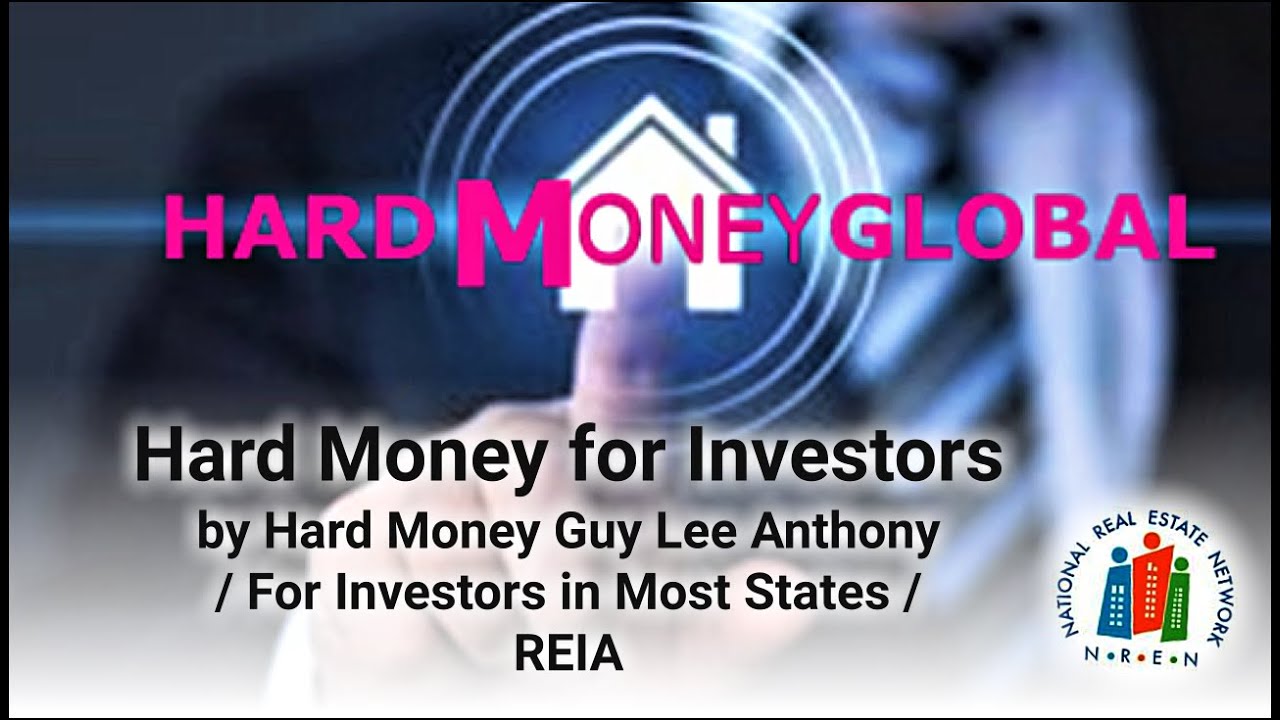 Hard Money for Investors by Hard Money Guy Lee Anthony / For Investors ...
