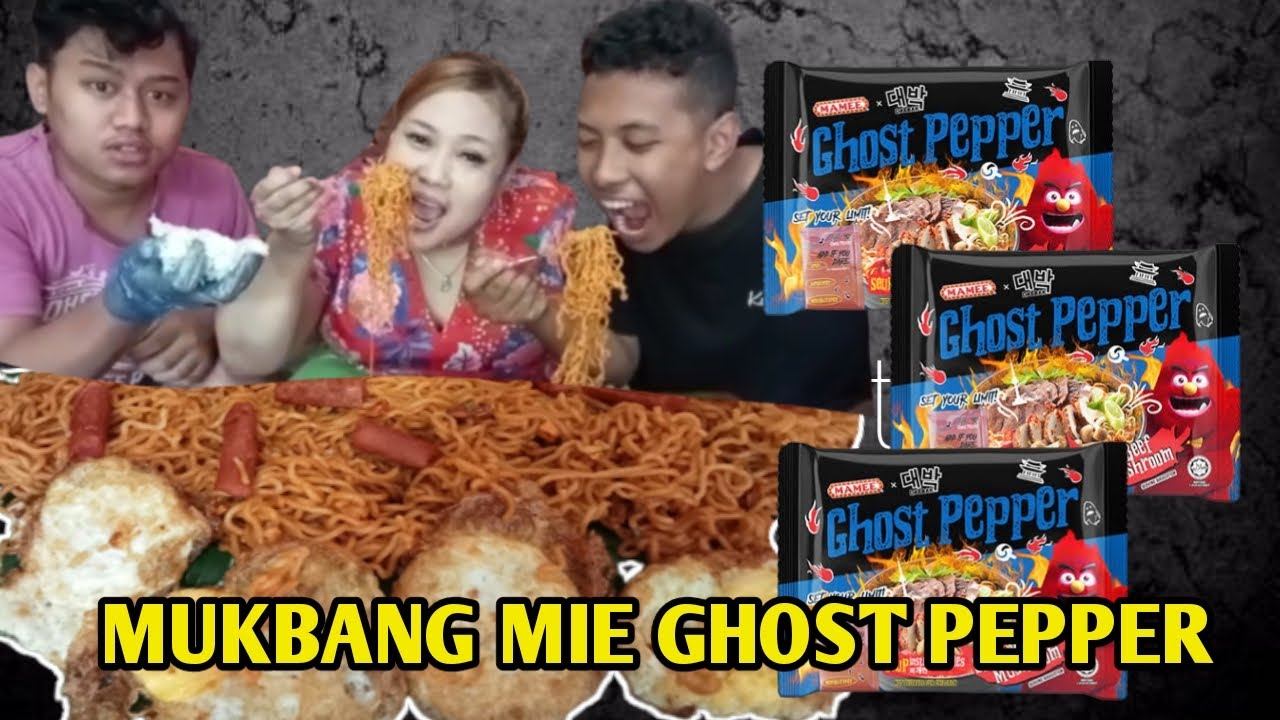 Mukbang 4 bungkus Mie Ghost Paper terpedas gilaa🔥🔥 - VR PROJECT - YouTube
