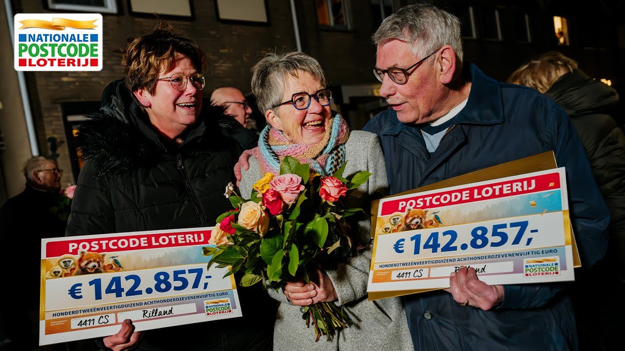 € 1 MILJOEN in Rilland | SuperPostcodeprijs | Postcode Loterij - YouTube