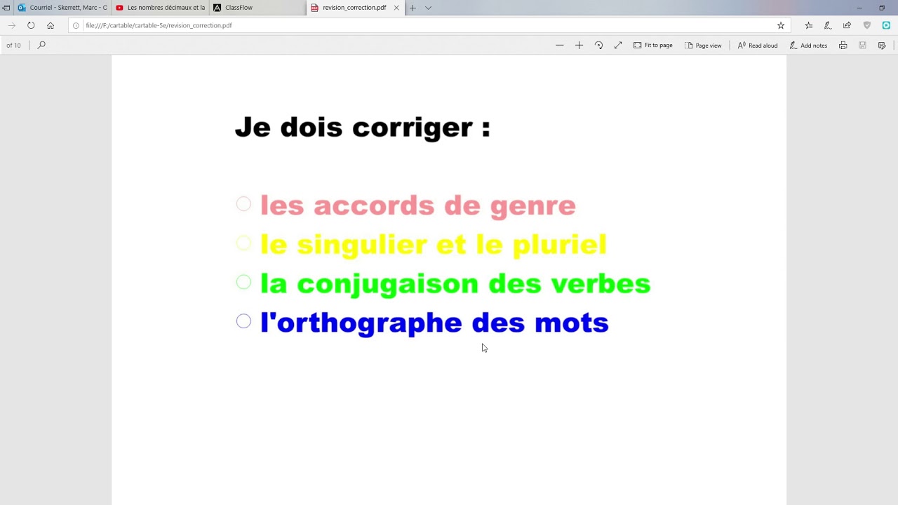 Le code de correction - YouTube