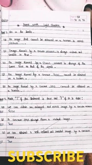 👍Science class 7 chapter light Question answer 👍 - YouTube