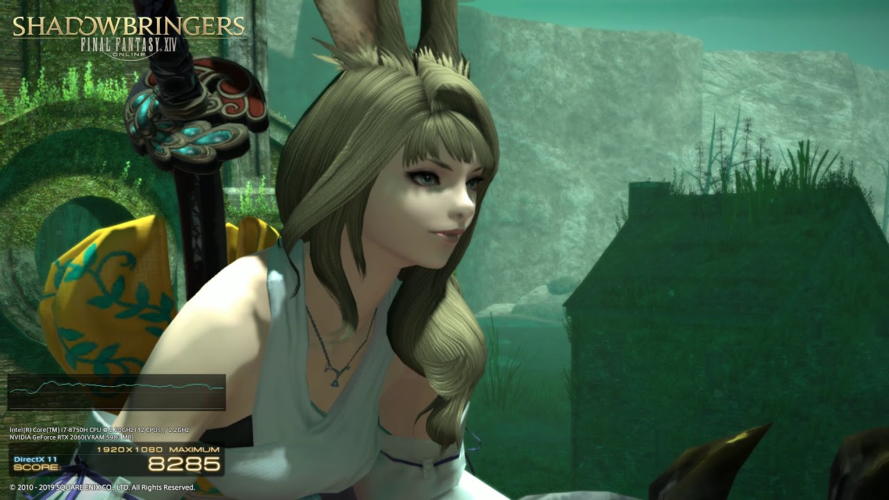 Final Fantasy XIV Shadow Bringer Venna Benchmark test - YouTube