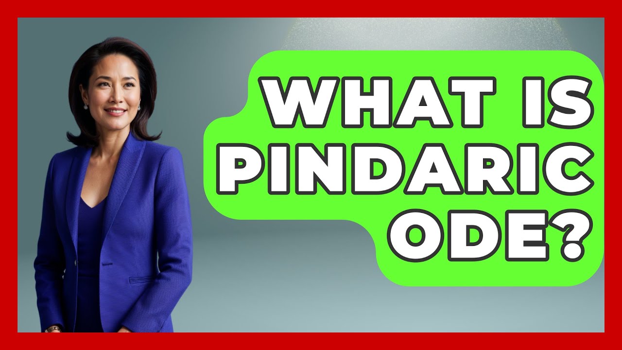 What Is Pindaric Ode? - Tales And Texts - YouTube