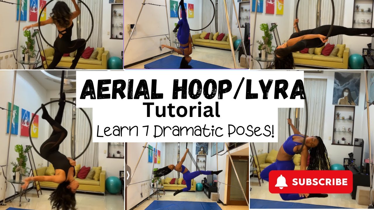 Learn 7 FUN Aerial Hoop Poses with lots of Drama! | The Aerial Besties ...