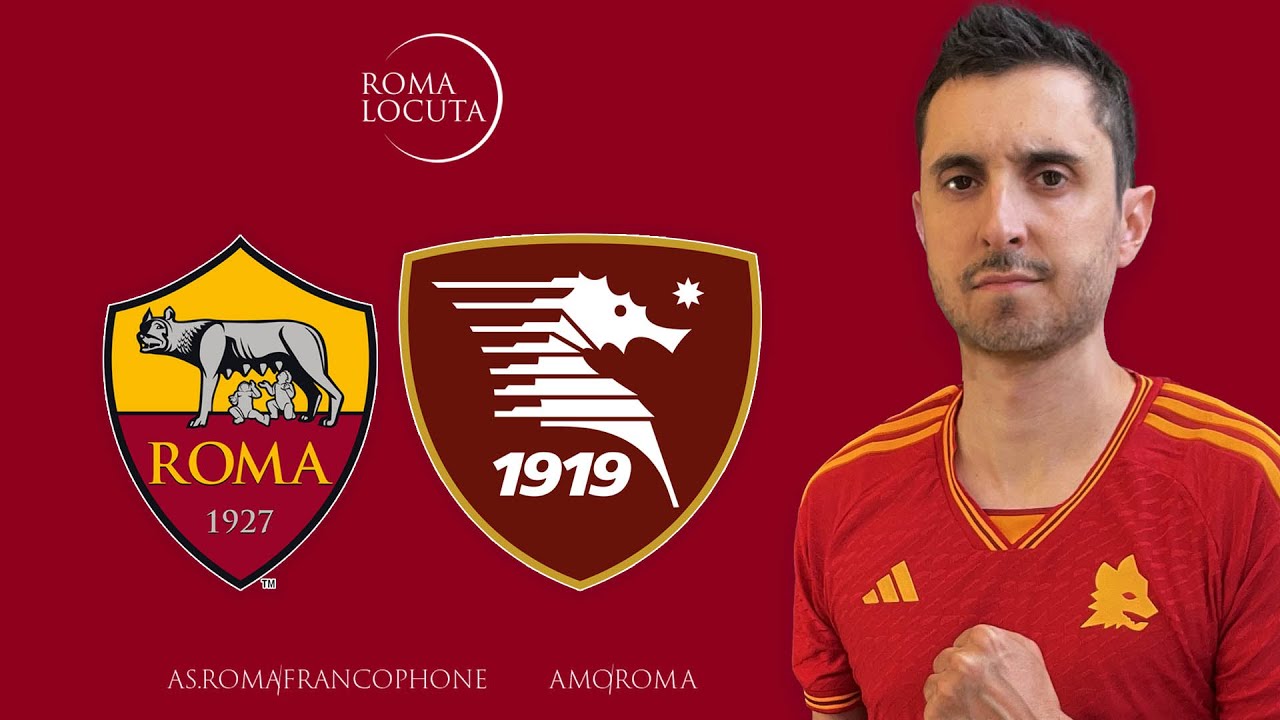 AS ROMA 2 - 2 SALERNITANA 1919 (LIVE MATCH) / MATCH NUL POUR LA ...