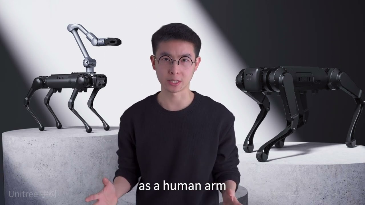 Unitree Z1 6 axis harmonic force control dexterous robotic arm - YouTube