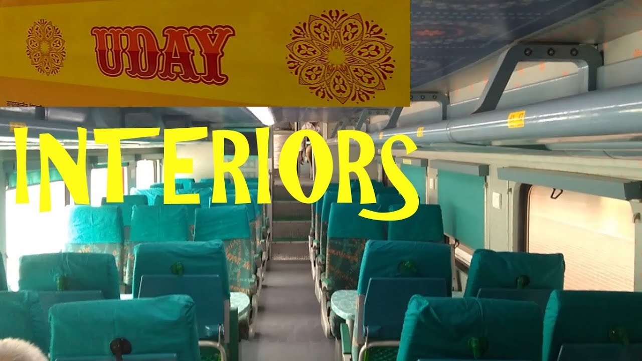 Interiors of India's First UDAY Express - Indian Railways - YouTube