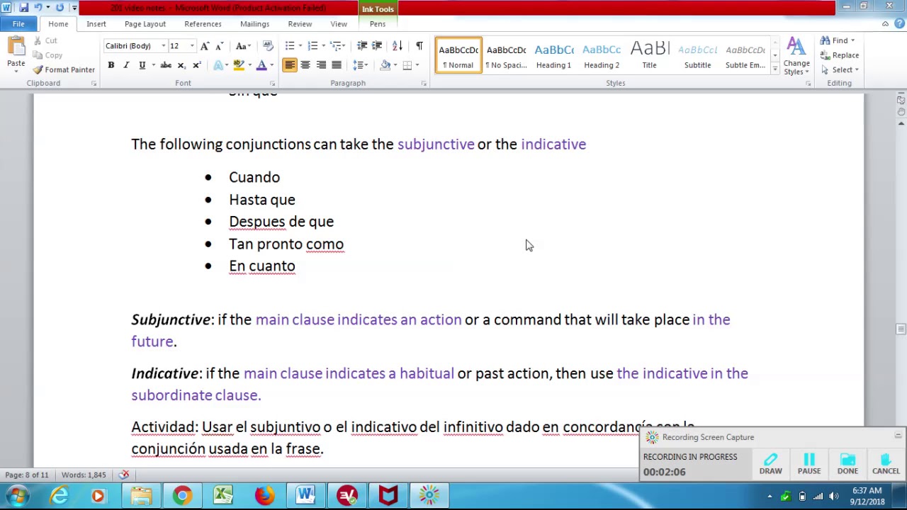 El subjuntivo con conjunciones - YouTube