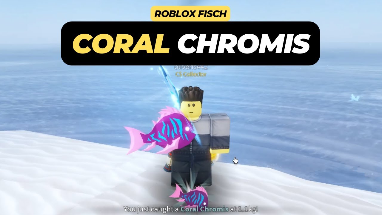 How to Get Coral Chromis Fish in Roblox Fisch - YouTube