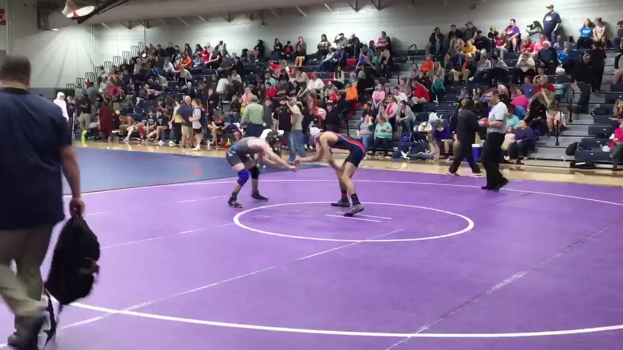 9th grade region wrestling - YouTube