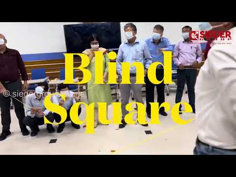 Blind Square Team Building Activity