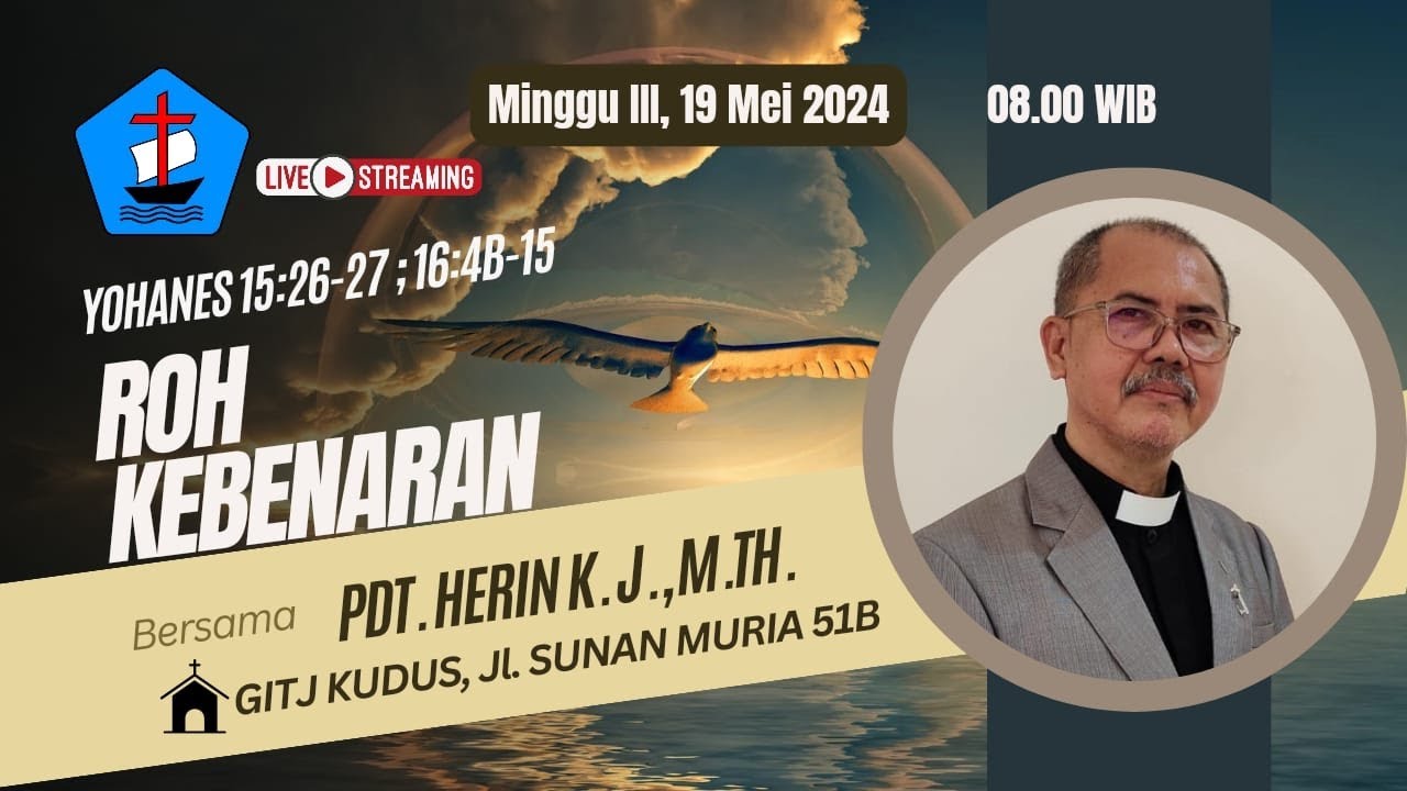 PENTAKOSTA & UNDHUH UNDHUH, GITJ KUDUS, 19 MEI 2024 - YouTube