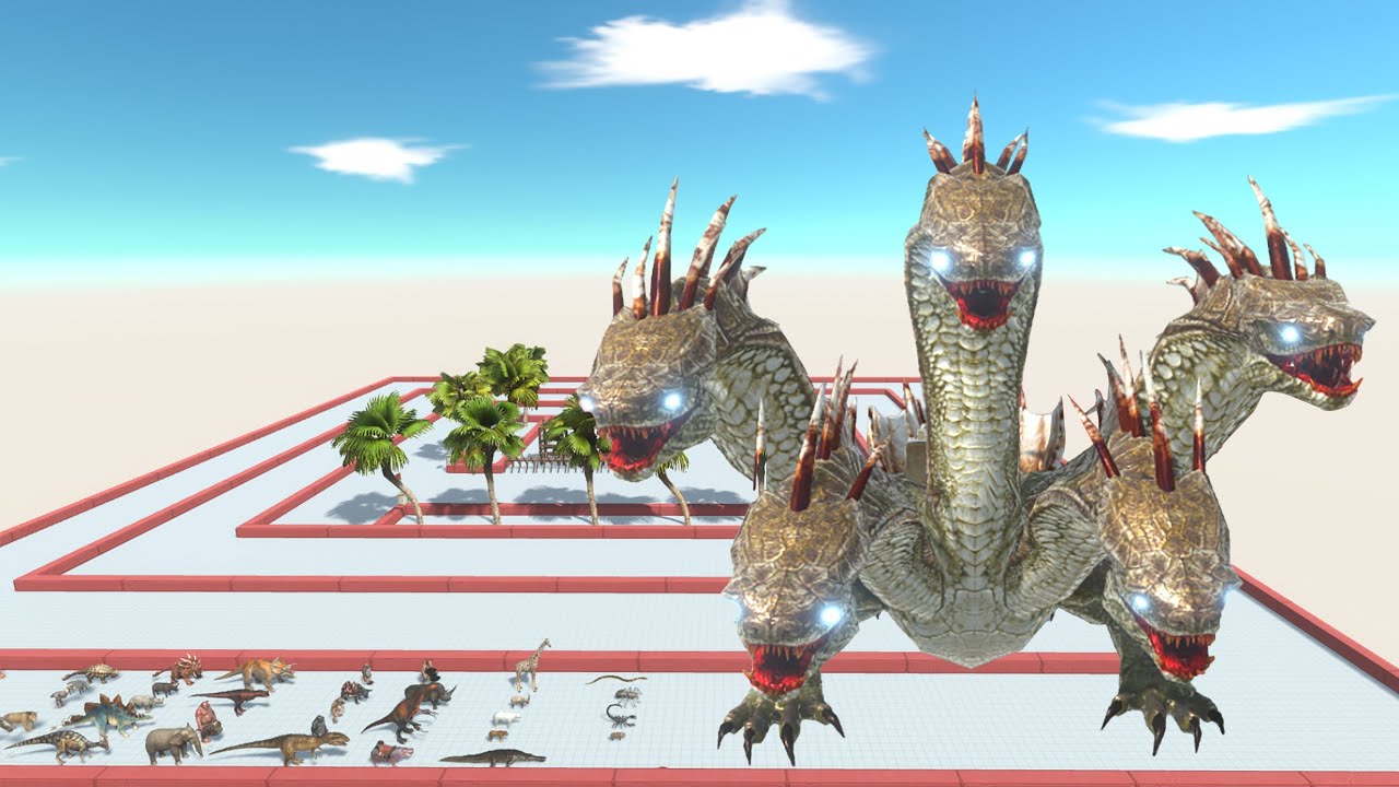 ESCAPE FROM ALIEN HYDRA - ARBS - Animal Revolt Battle Simulator - YouTube