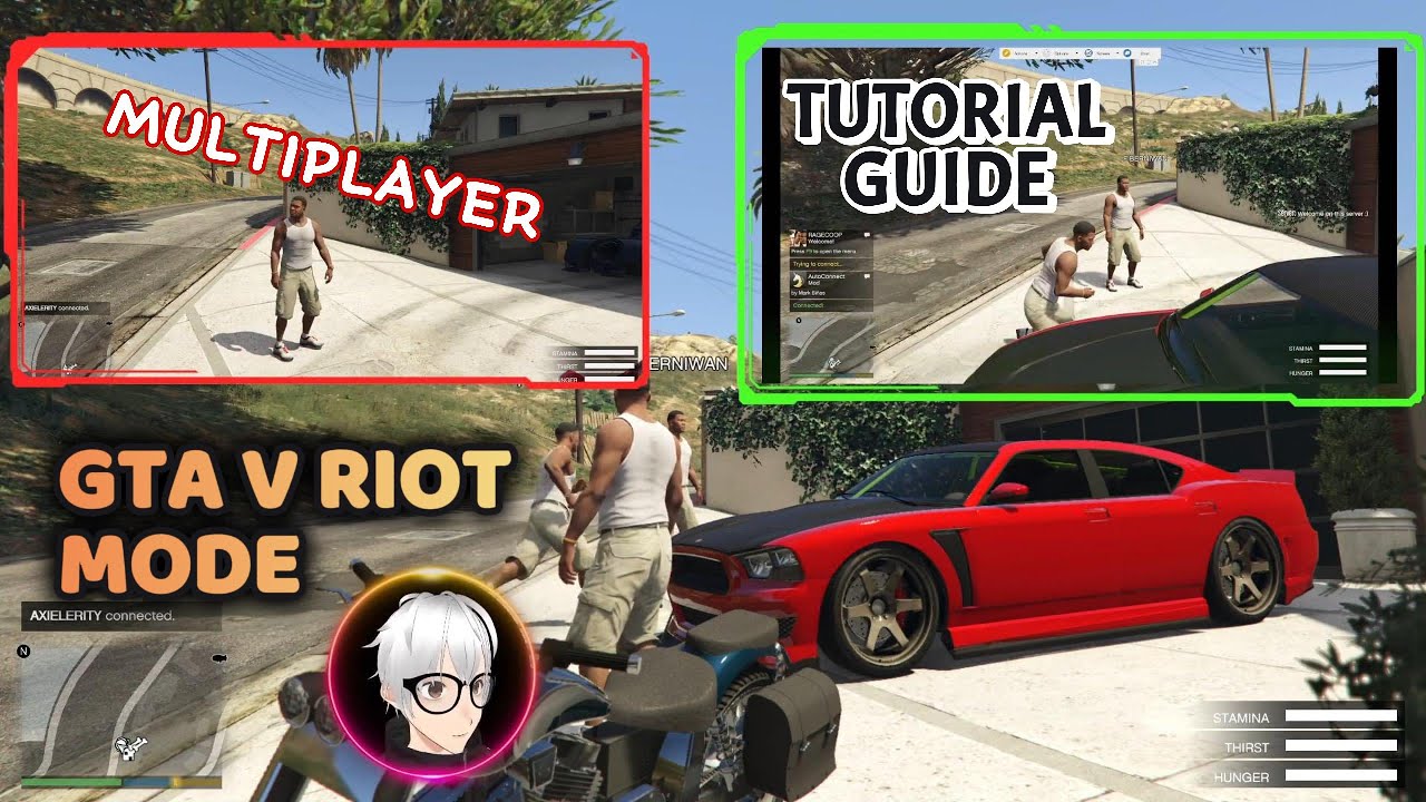 Step by Step Guide Hot to connect GTA V Riot Mode Multiplayer - YouTube