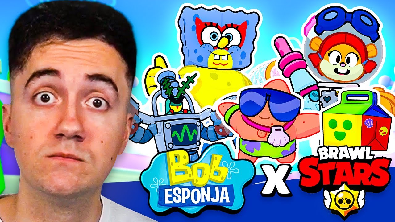 ASÍ ES BRAWL STARS x BOB ESPONJA 👀 - YouTube