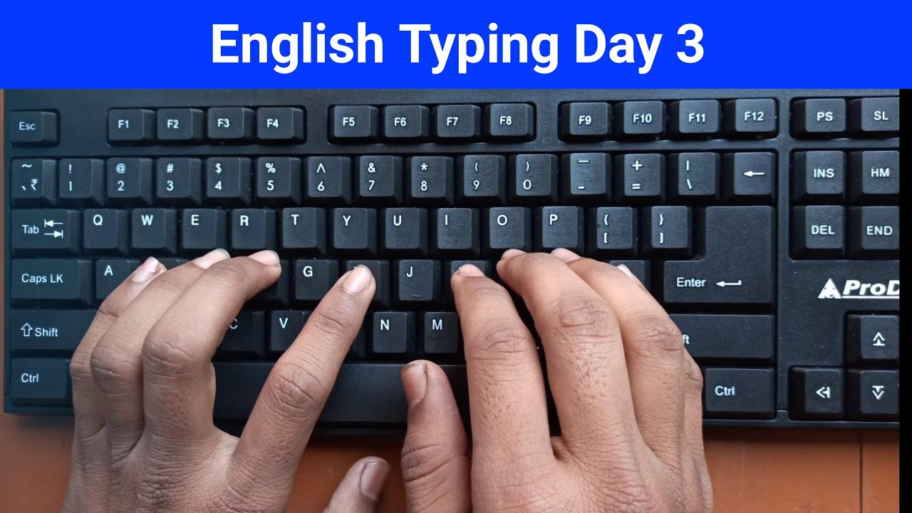 English Typing Day 3 | English Typing Kaise Sikhe | Typing Kaise Sikhe ...