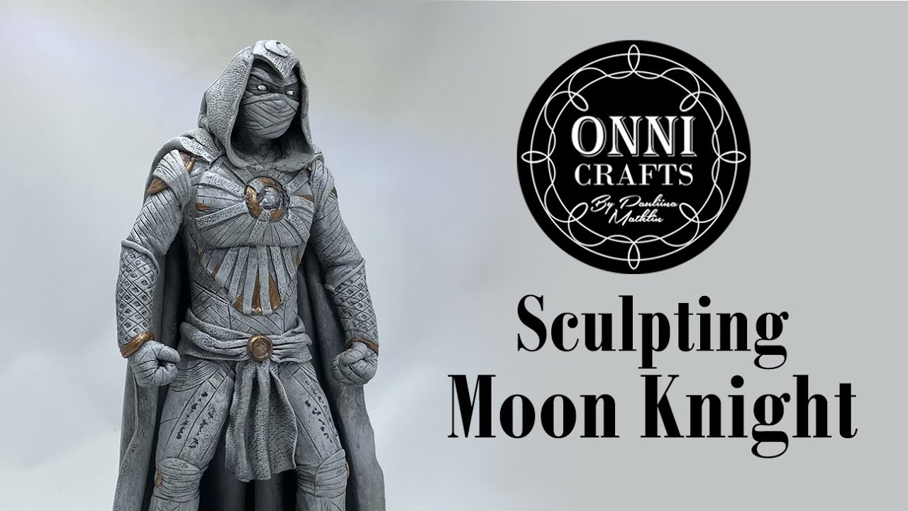 Sculpting Moon Knight // Polymer clay sculpture - YouTube