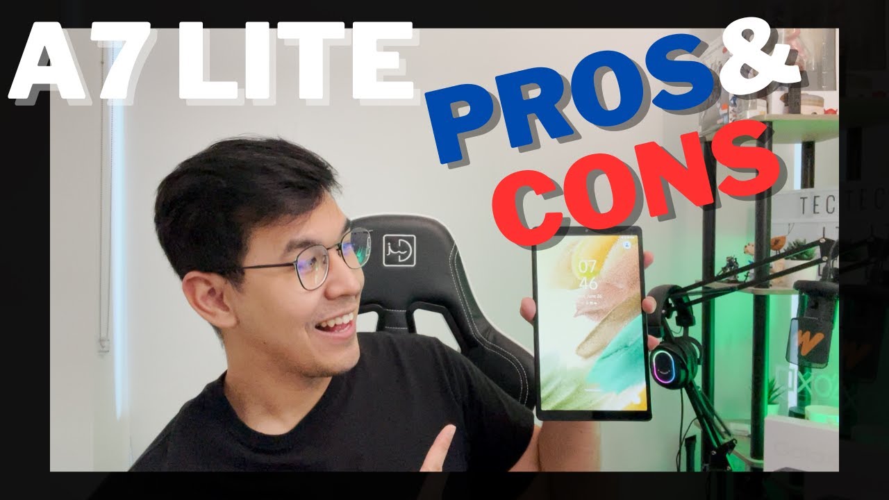 Samsung Galaxy Tab A7 Lite Pros & Cons - YouTube
