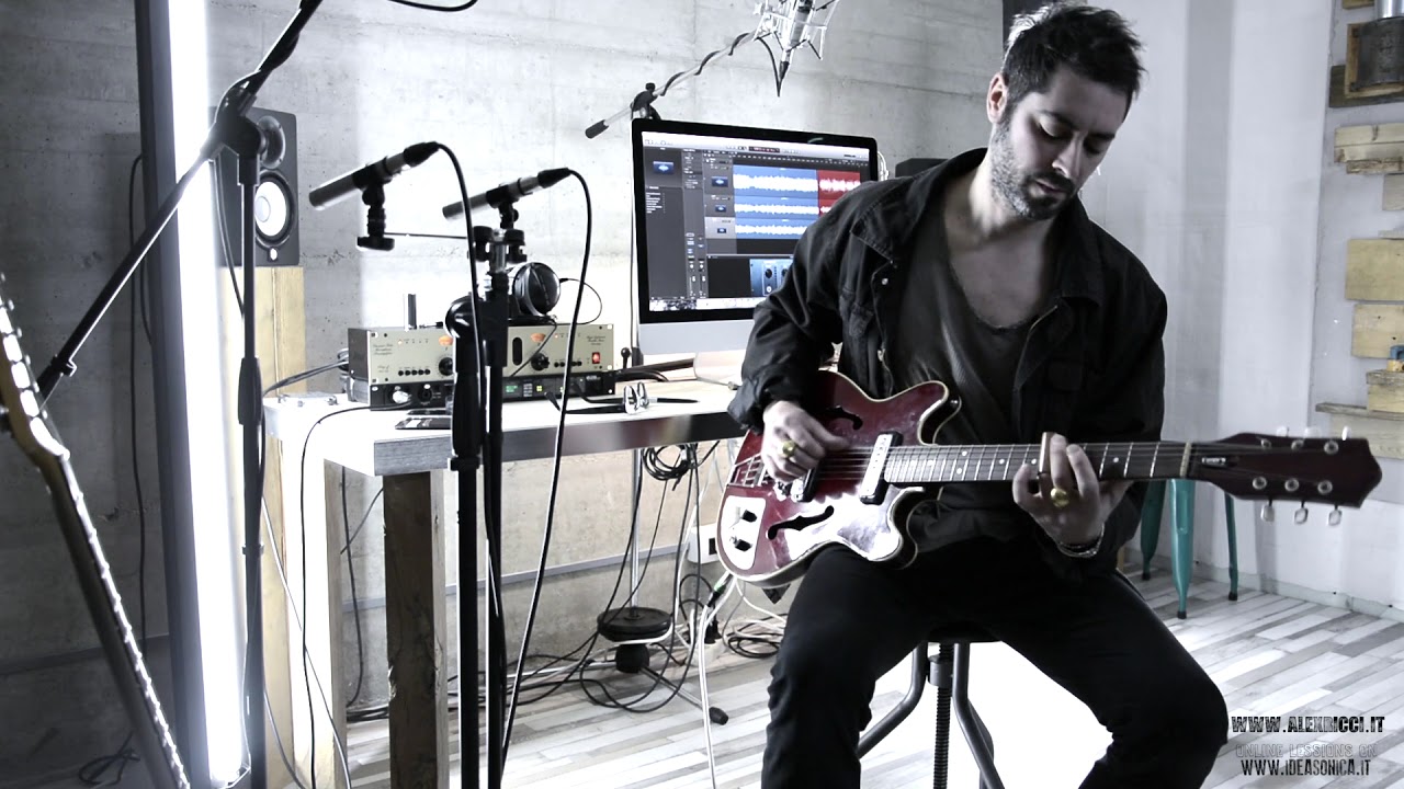 ALEX RICCI - SLIDE GUITAR ON VINTAGE TEISCO - YouTube