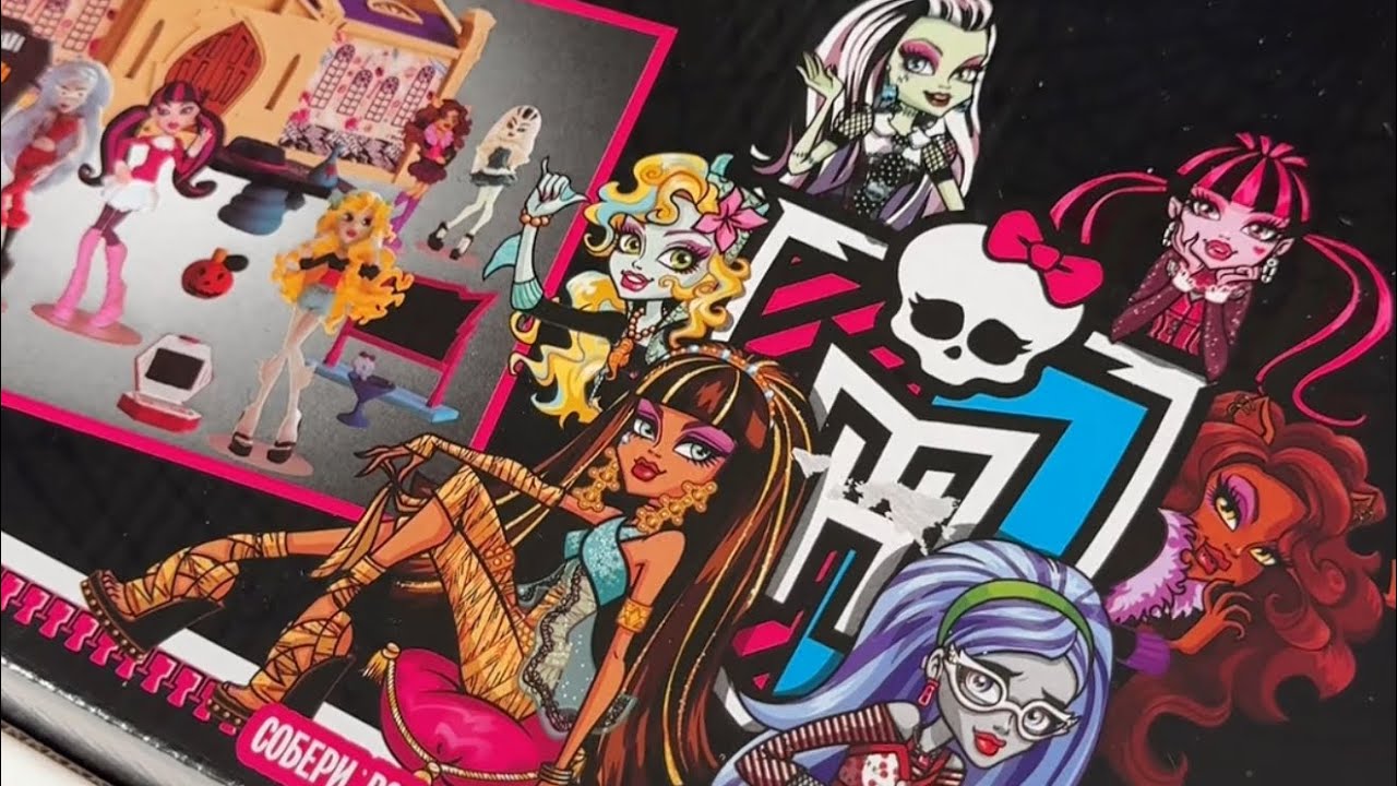 Monster High Russian Exclusive Mini School Playset 🖤 - YouTube