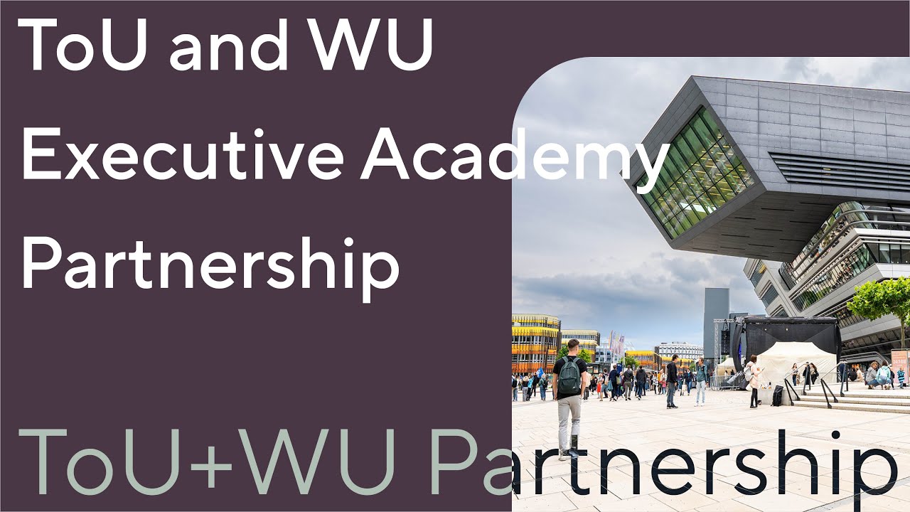 ToU and WU Partnership | Tomorrow University of Applied Sciences - YouTube