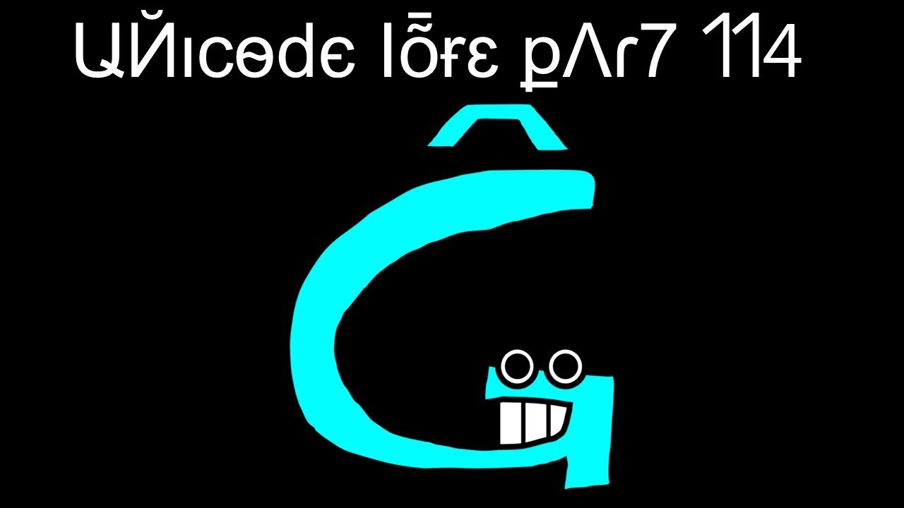 Unicode Lore Part 114 - YouTube