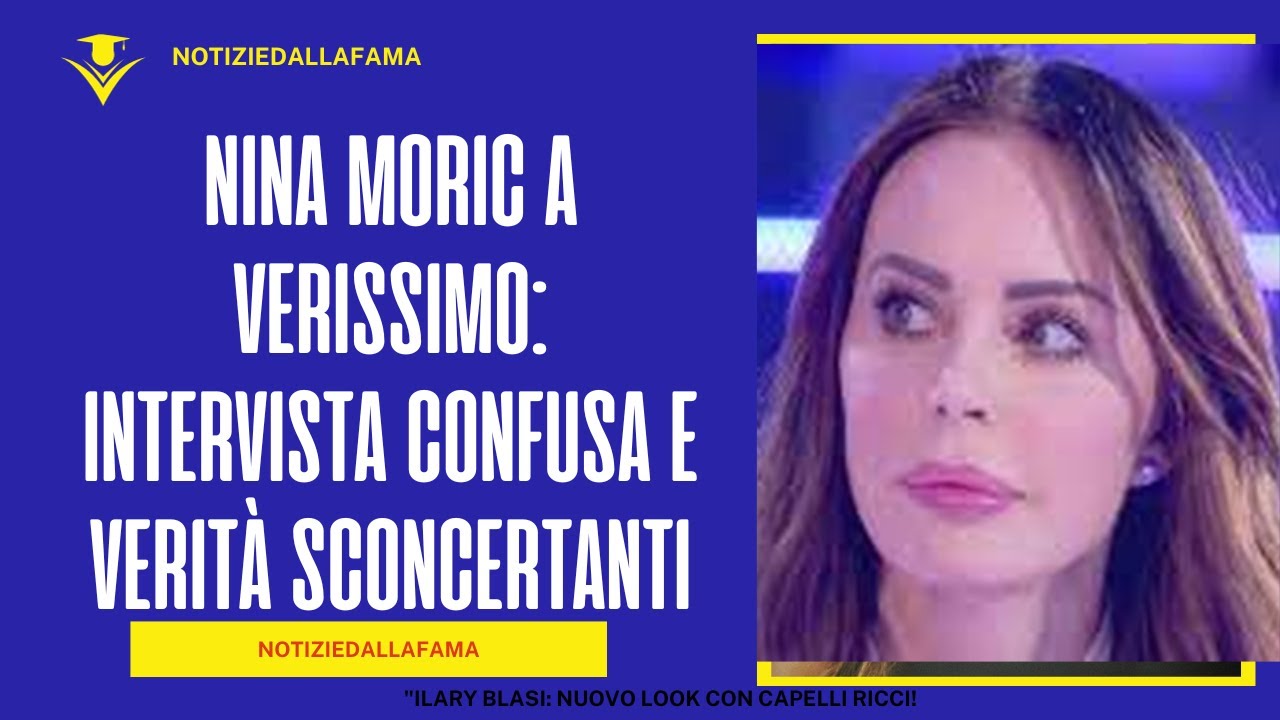Nina Moric a Verissimo: Intervista Confusa e Verità Sconcertanti - YouTube