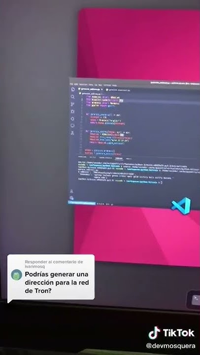TRON address #blockchain #tron #trx #python #vscode #tronscan #devmosquera #shorts - YouTube