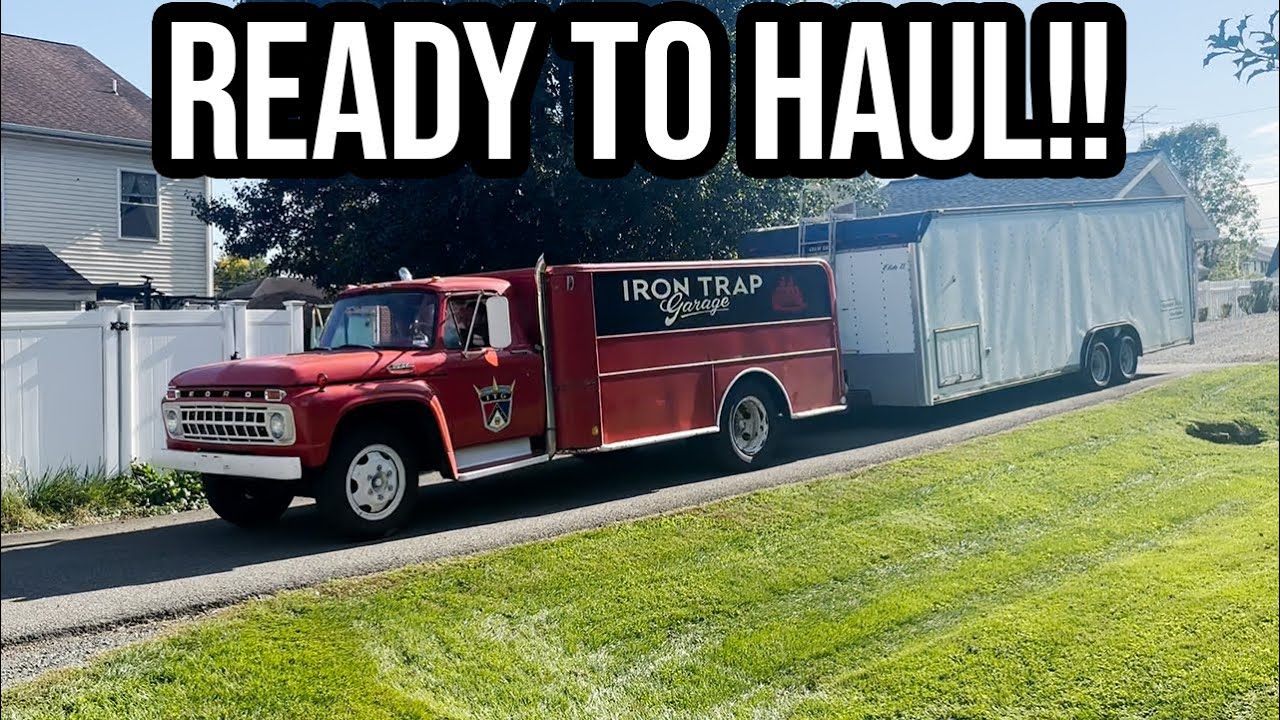 Building A Custom Hitch To Haul Trailers With Our 1965 F600 Hot Rod ...