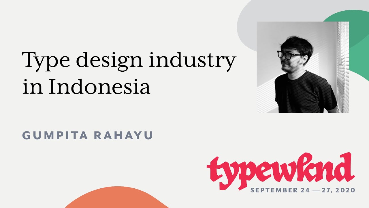 Type design industry in Indonesia - YouTube