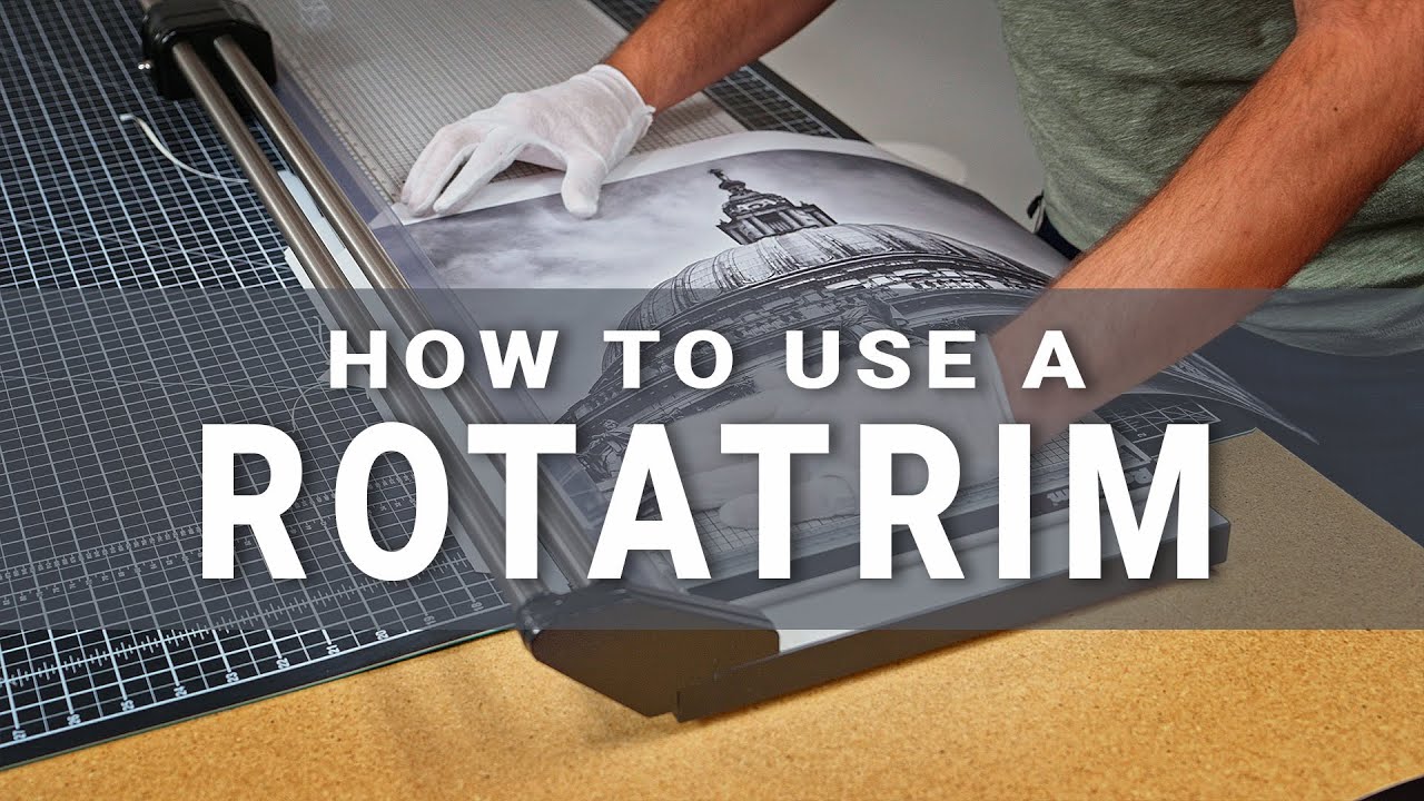 How to use a Rotatrim | Printing - YouTube