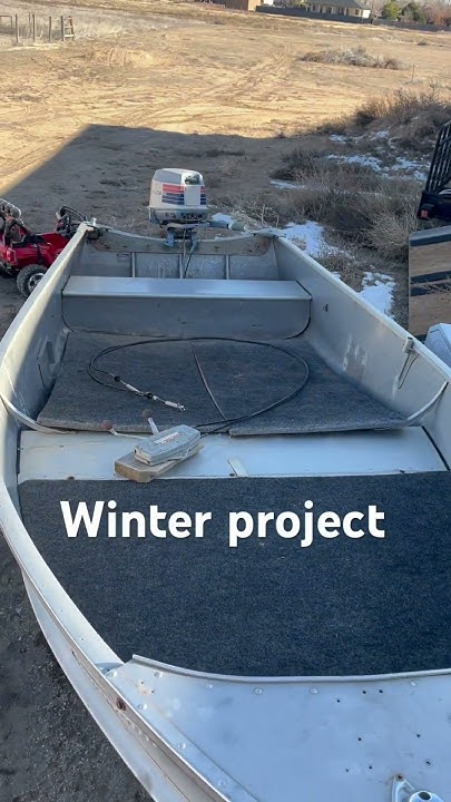 14ft Aluminum boat project - YouTube