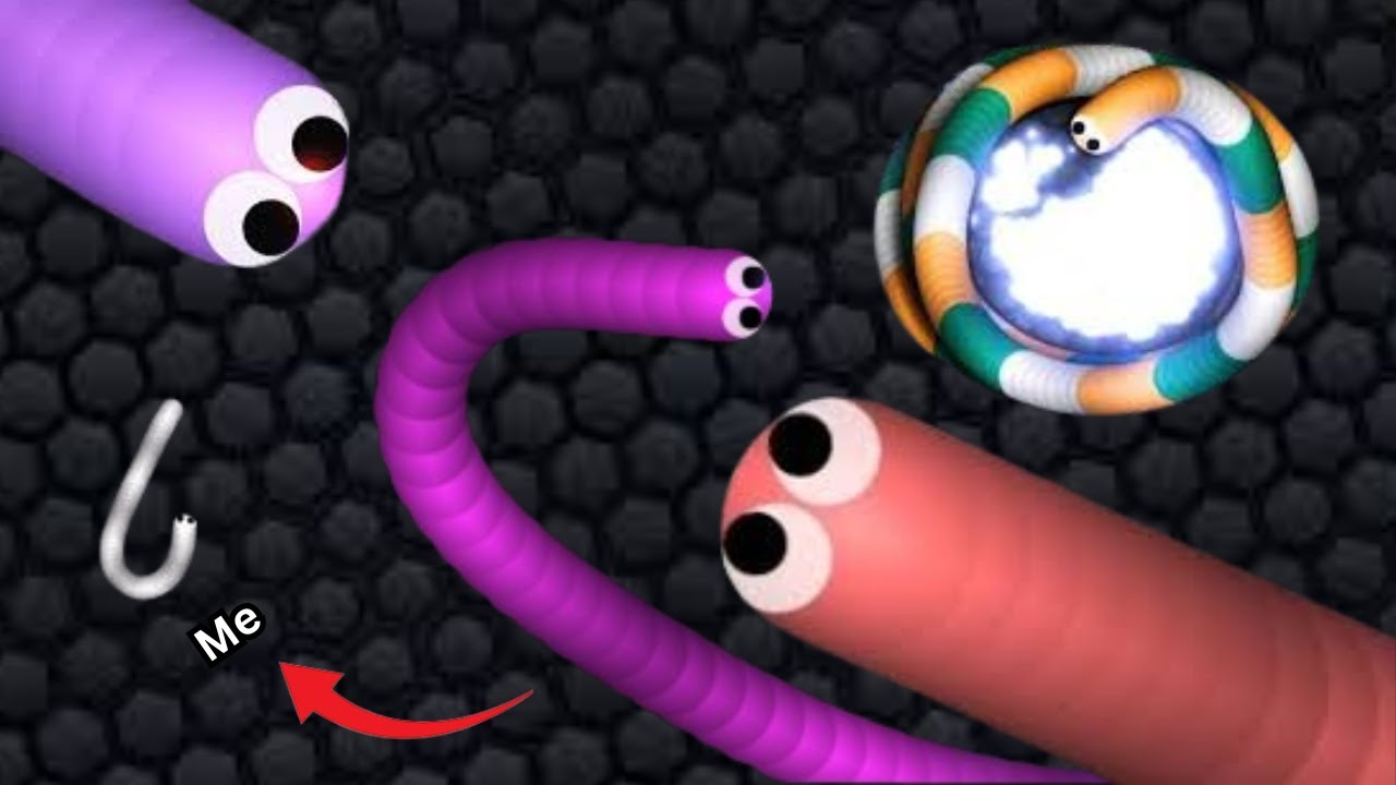 playing slither.io (ORIGINAL VIDEO). - YouTube