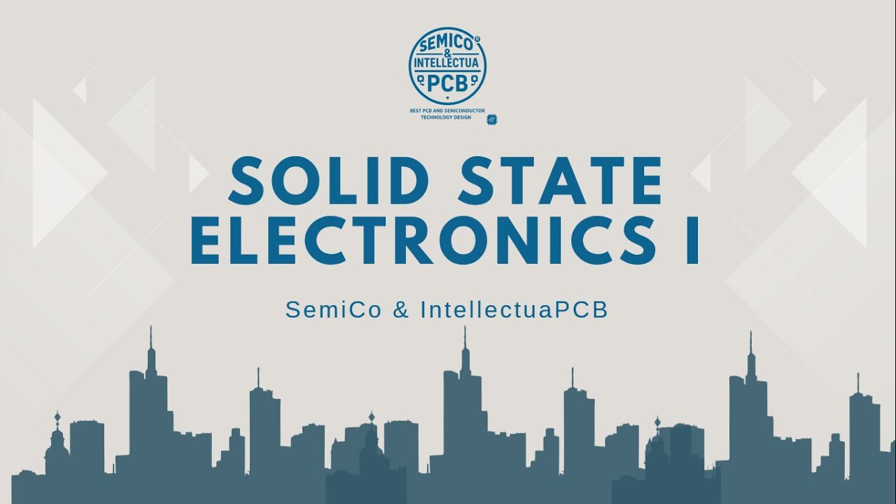 Course Introduction Solid State Electronics I - YouTube