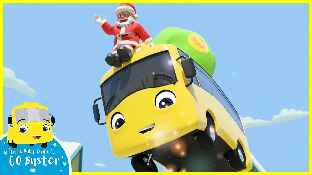 Santa’s Broken Sleigh - Christmas for Kids | Go Buster | Baby Cartoons ...