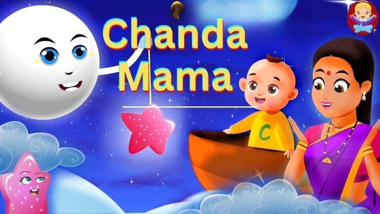 Chanda Mama Door Ke , Nindiya Rani l Hindi Rhymes Kids Songs l Jugnu ...