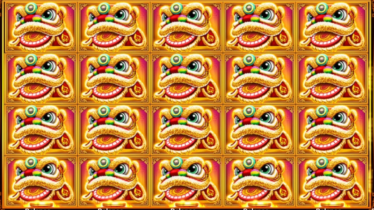 GOLDEN DANCING LION WON 900 Classic Slot Machines - YouTube