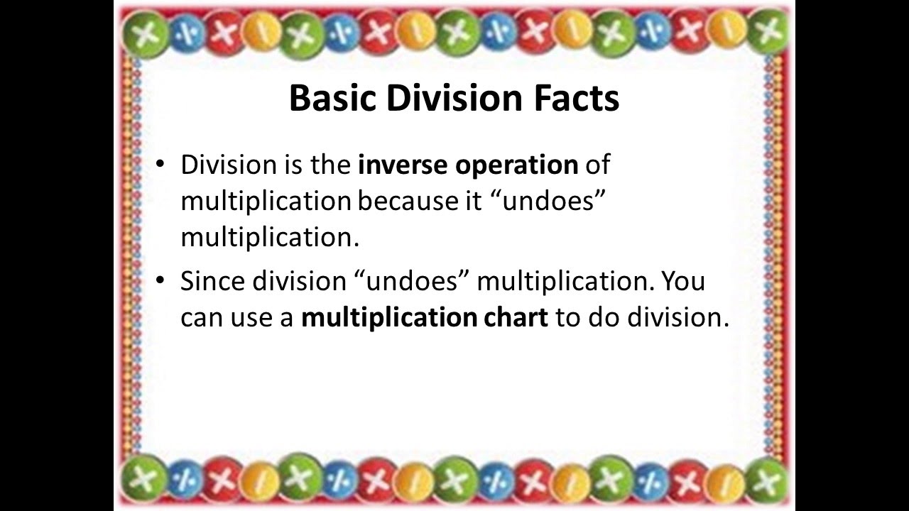 Using A Multiplication Chart To Divide YouTube Using A Multiplication Chart To Divide YouTube