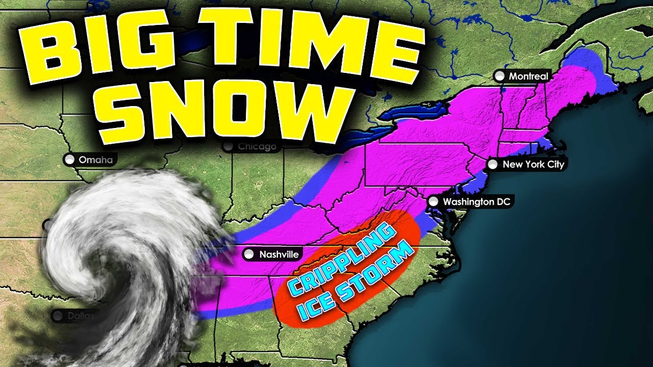 MAJOR Winter Storm Izzy Continues To Grow Bringing an EXTREME Ice Storm ...