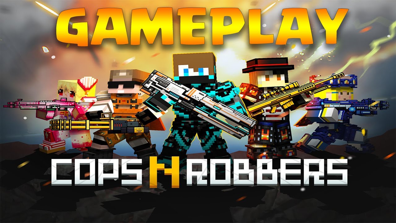 Cops N Robbers - 3D Pixel Craft Gun Shooting Games Hide N Seek Gameplay ...