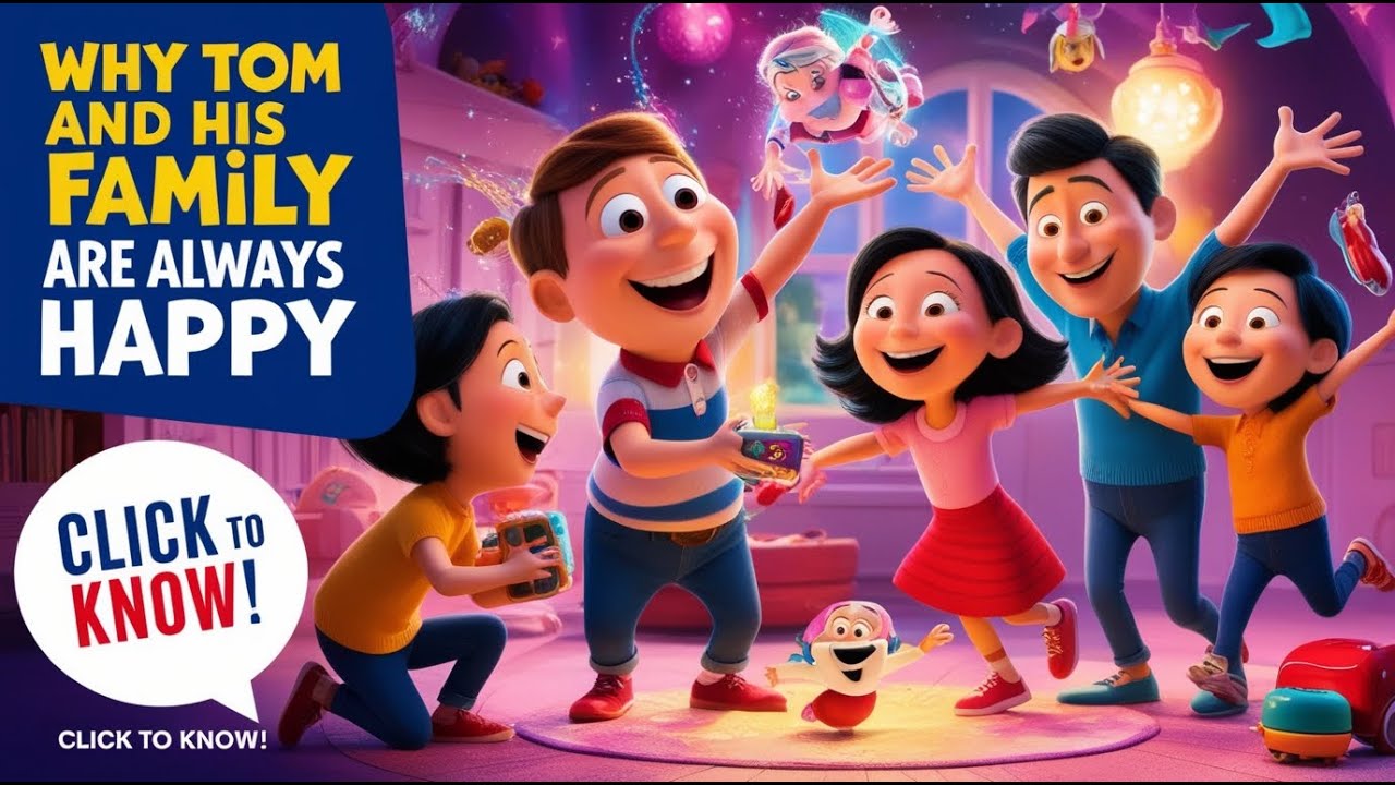 Happy Tom Story In English| Bed Time Stories for Kids in English ...