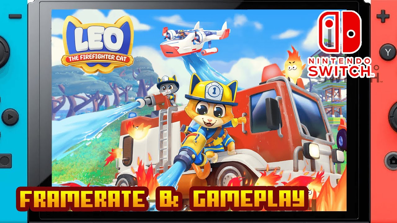 Leo: The Firefighter Cat - (Nintendo Switch) - Framerate & Gameplay ...