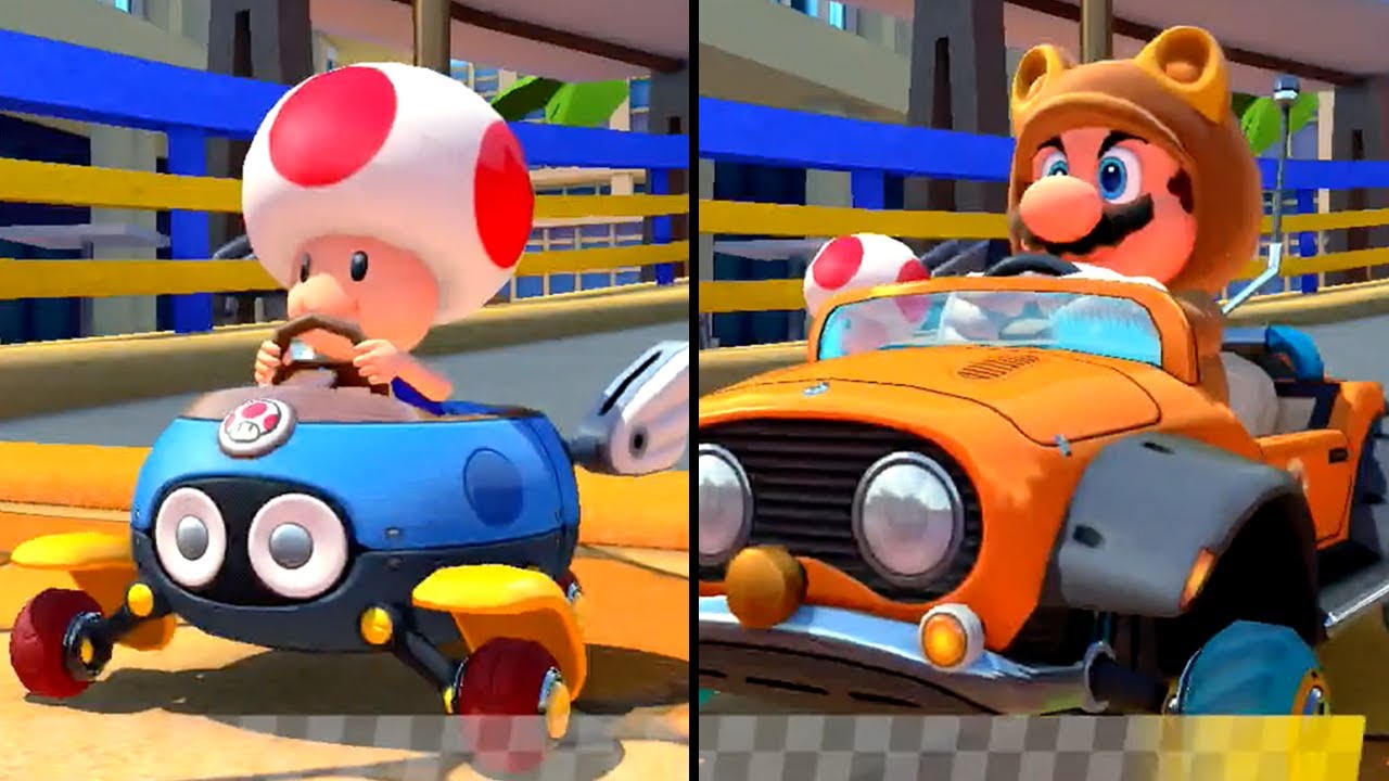 Mario Kart 8 Deluxe - Multiplayer - Propeller Cup 150cc - Toad vs ...