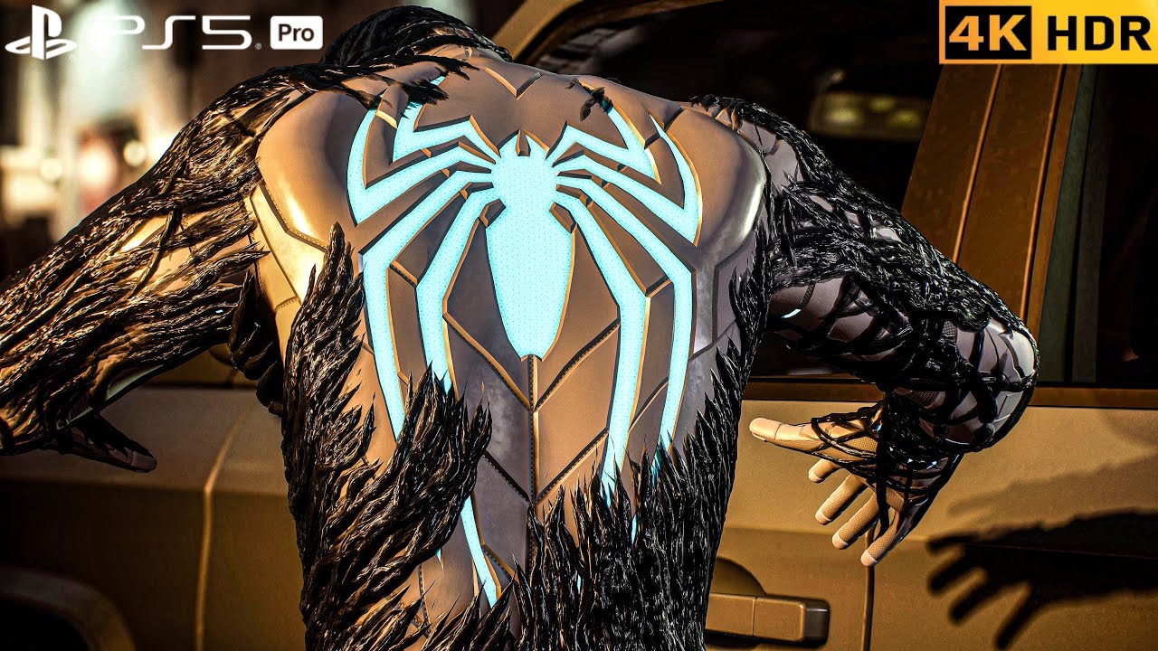 (PS5 PRO) Venom takes over Anti-Ock to Fight Kraven Hunters |HDR| - YouTube
