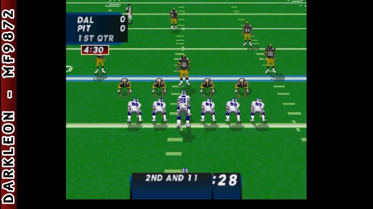 Sega Saturn - Madden NFL 97 (1996) - YouTube