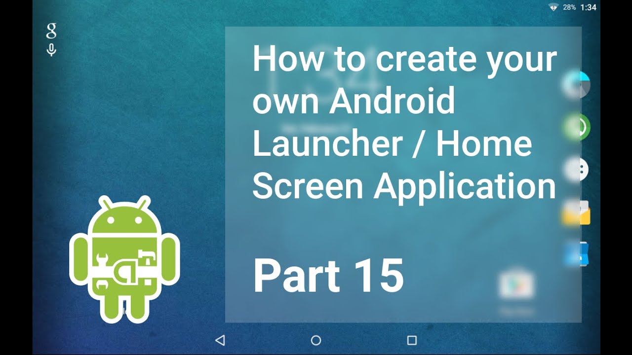 Series 15 How To Create Your Own Android Launcher Asynctask And Loading Serialized Data Youtube
